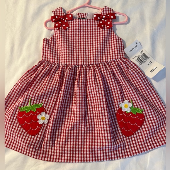 Rare Editions | Dresses | Rare Editions Little Girl Red White ...